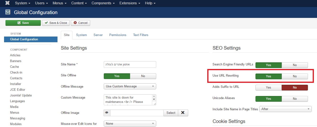 Index php URL Index php URL